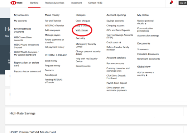 Download a void cheque – Hoovest Financial