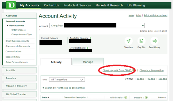Download a void cheque – Hoovest Financial