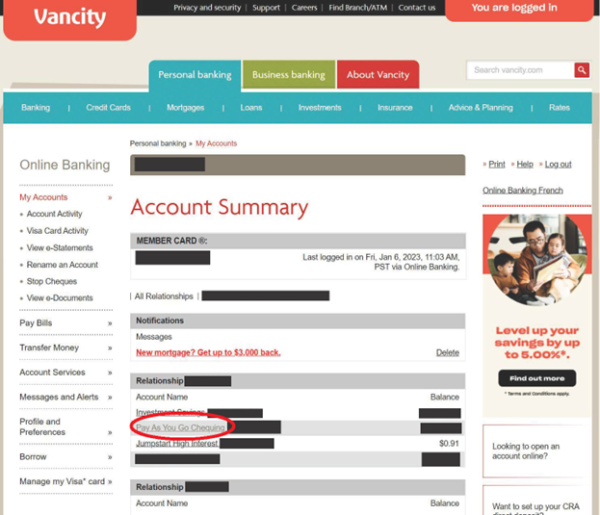 Download a void cheque – Hoovest Financial