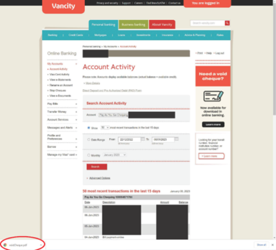Download a void cheque – Hoovest Financial